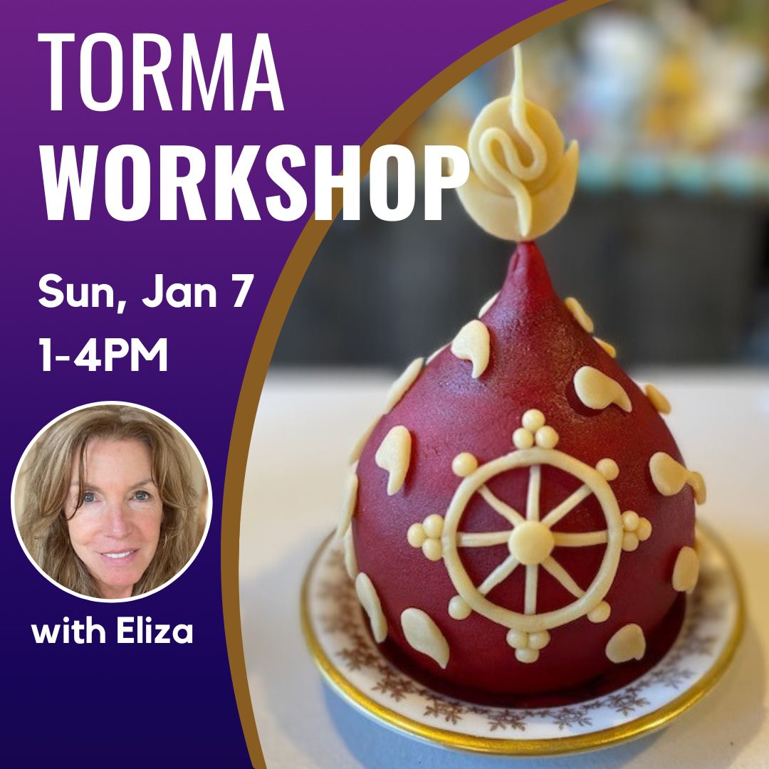 Torma Making Workshop – Meditate in San Diego